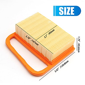 Zreneyfex 3 Pcs Air Filter with Pre Filter Compatible with Stihl 4238 140 4402 4238 141 0300 4238 140 4403 4238 140 4404 4238 140 4401 Compatible with Stihl TS410 TS410Z TS420 TS420Z TS500i TS480