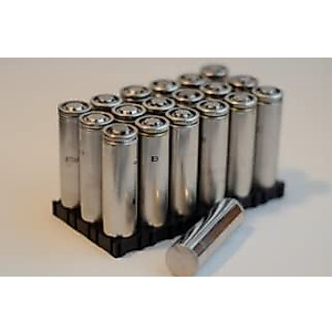 Heyiarbeit 20Pcs 3x7 Cell Spacer 18650 Lithium Battery Plastic Holder Bracket for DIY Battery Pack 18.5mm Hole Dia