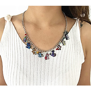 JDHFJFH Metal Anime Gifts Pendant Necklace for and Women