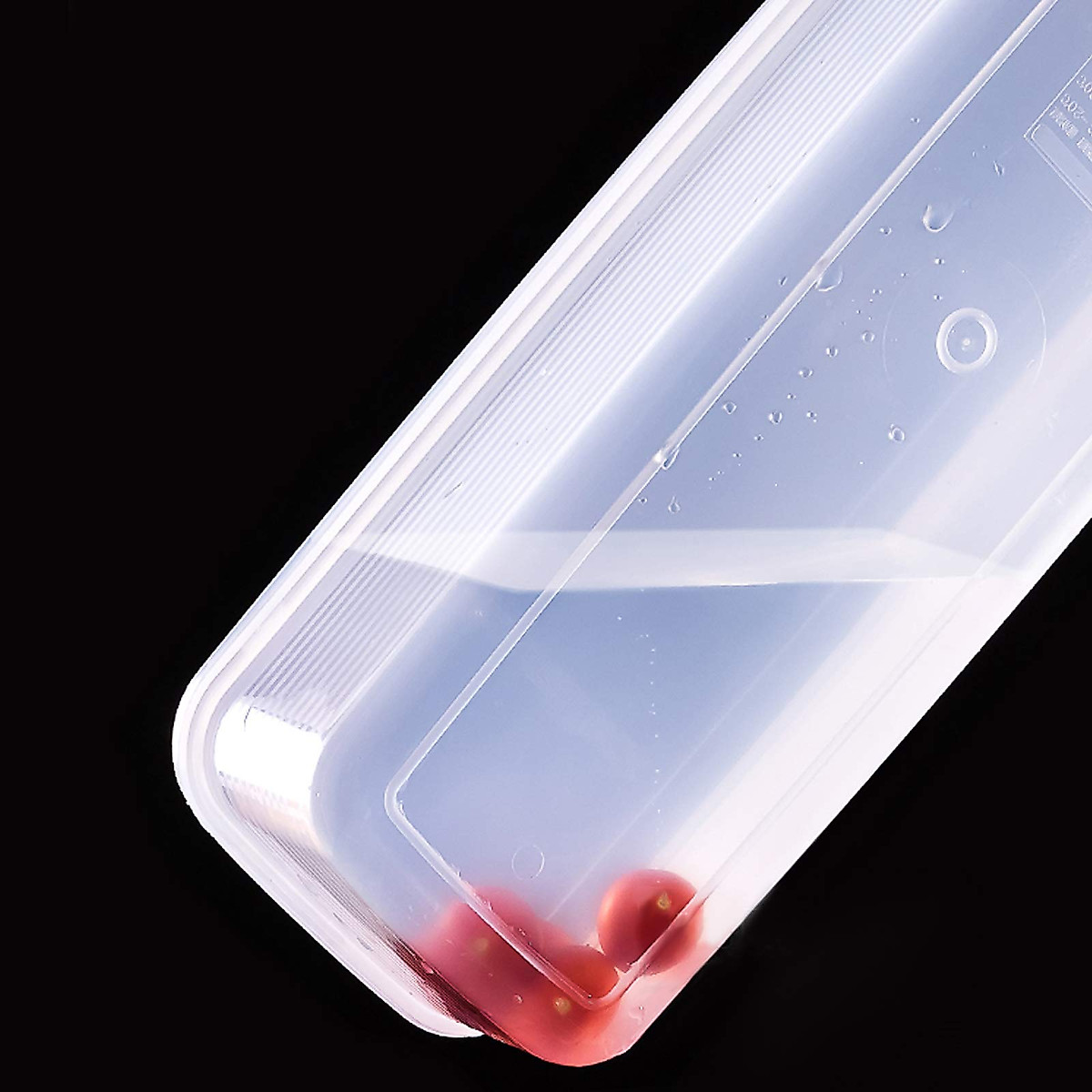 2Pcs Pasta Storage Container Kitchen Spaghetti Food Storage Box - Noodle Canister With Lid for Spaghetti, Noodles, Pasta, Eggs, Fruits Snacks (2Pcs)