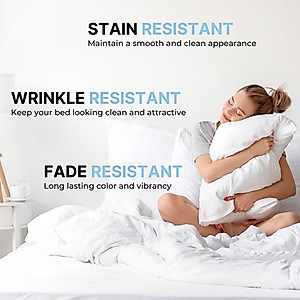 King Pillow Cases Set of 2 - Ultra Soft Hotel Quality Pillowcase Covers - Luxury Comfy Cozy Bedding for Women, Men, Kids & Teens - Machine Washable Pillow Protectors - 2 Pieces Set - King Size Cream