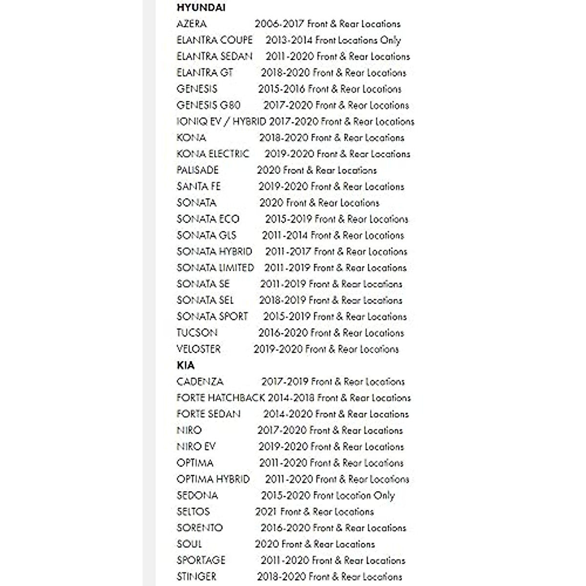 Speaker Adapter for Select 2006-2021 Hyundai and KIA Vehicles (HKSB110)