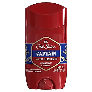 Old Spice Red Collection Invisible Solid Anti-Perspirant and Deodorant for Men, Captain, 2.6 oz