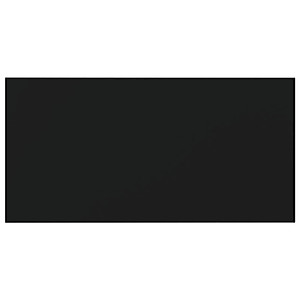 Gecheer Bookshelf Boards 4 pcs Black Replacement Panels Units Organizer Display Planks Shelves for Bookcase, Storage Cabinet, 39.4" x 19.7" x 0.6" (W x D x H) Engineered Wood