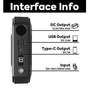 ICECO Magnetic Fast Charging Portable Power Station 17400mAh, 250Wh Outdoor Mobile Lithium Battery Pack, Emergency Battery Backup, for Road Trip Camping, Outdoor Adventure, Hunting Emergency