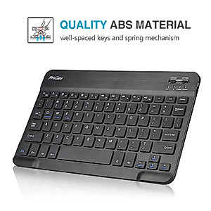 ProCase for Galaxy Tab A8 10.5 Inch 2022 Keyboard Case SM-X200 X205 X207, Protective Cover Case with Detachable Wireless Keyboard for Galaxy Tab A8 10.5" 2022 –Black