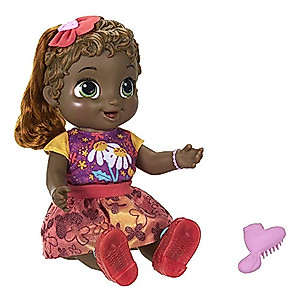 Baby Alive Baby Grows Up (Sweet) - Sweet Blossom or Lovely Rosie, Growing and Talking Baby Doll, Toy with 1 Surprise Doll and 8 Accessories