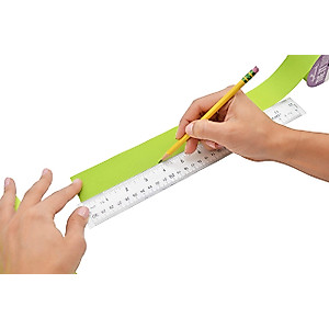 Westcott Clear Flexible 12" Acrylic Metric Ruler (500-10562), Case of 144