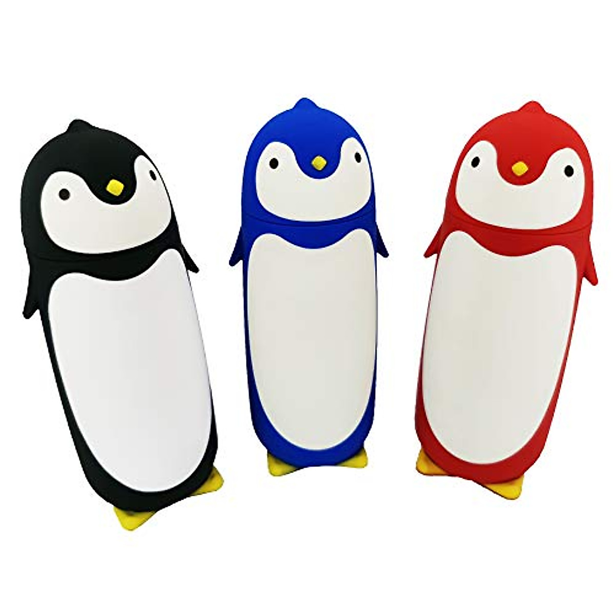 SZWGMY Penguin Stainless Steel Water Bottle Tea Coffee Travel Mug Insulation for Hot & Cold,vacuum flask cup (Black)