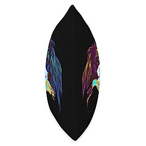 Japanese Chin Gifts Colorful Splash Dog Japanese Chin Throw Pillow, 16x16, Multicolor