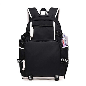 TPS SCP Foundation Women Daypack Cartoon Knapsack Oxford Travel Bagpack USB Laptop Backpack wtih USB Port (7)