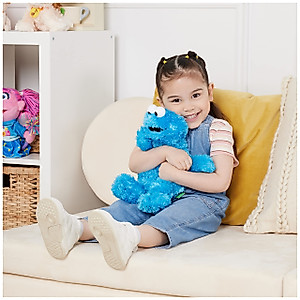 GUND Sesame Street Official Cookie Monster Muppet Plush, Premium Plush Toy for Ages 1 & Up, Blue, 12”