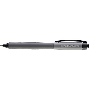 STABILO Retractable Gel Rollerball - PALETTE - Black