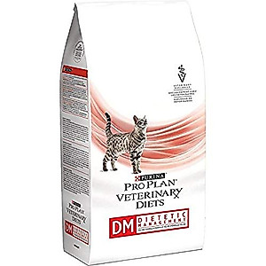Purina Pro Plan Veterinary Diets DM Dietetic Management Feline Formula Dry Cat Food, 6 lbs.
