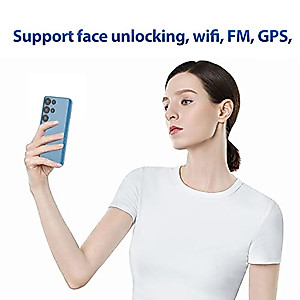 ASHATA S22 Ultra Unlocked Android Smartphone Cellphone, 6.3 inch FHD Face Unlock, 2G 3G Net Mobile Phone, WiFi BT FM GPS, Dual SIM, 1GB RAM 8GB ROM, 2MP 5MP Camera, 2800mAh, Blue (US)