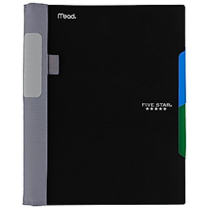 Five Star Advance Spiral Notebooks, 2 Subject, College Ruled Paper, 100 Sheets, 9-1/2" x 6", Assorted Colors, 6 Pack (38642)