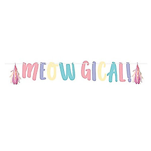 Sassy Caticorn Tassel Banner, 1 ct