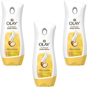 Olay Ultra Moisture In-Shower Lotion With Shea Butter 15.2 Ounce (449ml) (3 Pack)