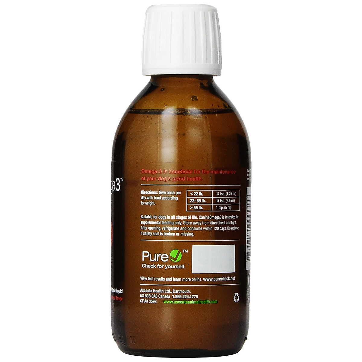 Ascenta Canine Omega3 Supplement, 200ml