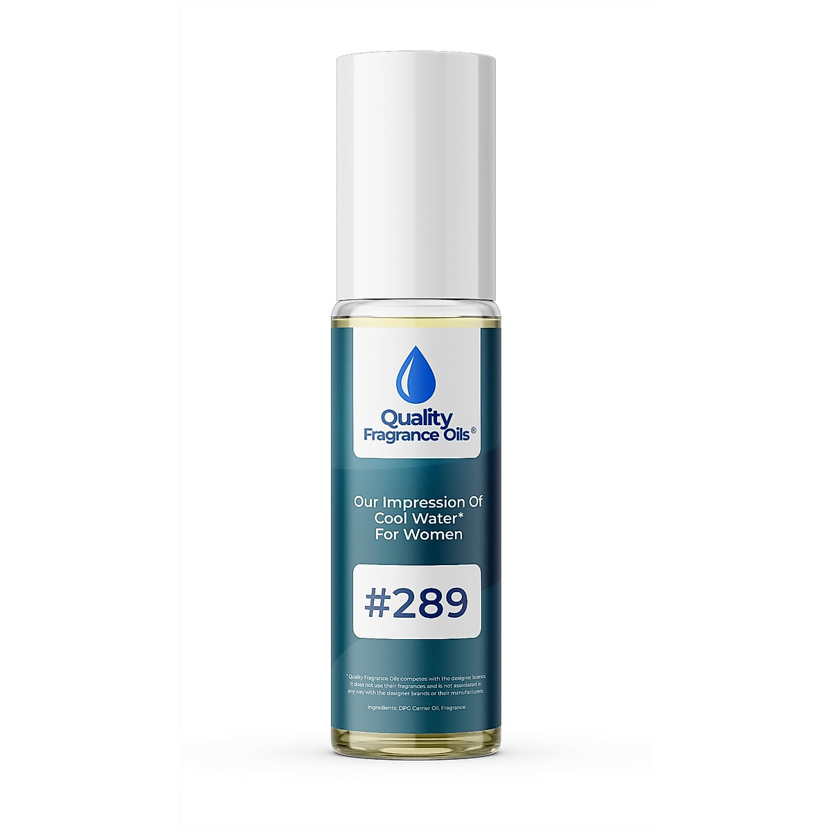Quality Fragrance Oils' Impression #289, Inspired by Cool Water for Women (10ml Roll On)