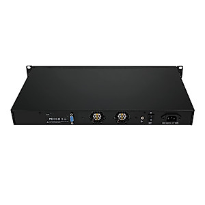 1U Firewall Appliance, OPNsense, Untangle, VPN, Router PC, Intel J4125, HUNSN RJ08, AES-NI, 6 x Intel I211 LAN, Supports 4 x 48V POE, 16G RAM, 512G SSD