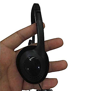 Baost Wired Over Ear Headphones with Microphone Foldable Headsets Wired Stereo Headset for 3.5mm PC Computer Laptop Random