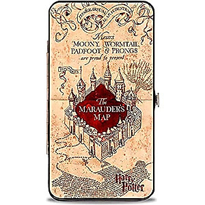 Buckle-Down Women's Buckle-down Hinge Wallet-HW-HPB,7 x 4 US