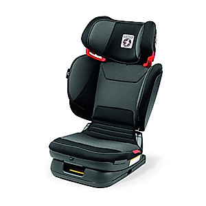 Viaggio Flex 120 - Booster Car Seat - for Children from 40 to 120 lbs - Made in Italy - Crystal Black (Black)