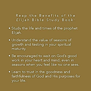 Elijah: Faith and Fire - Bible Study Book