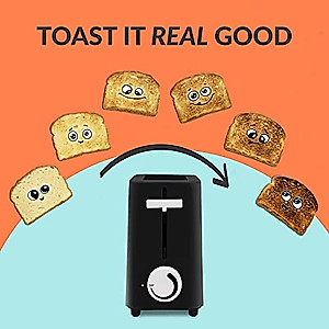 Nostalgia MyMini™ Single Slice Toaster - Extra Wide Slot - With Crumb Tray - 500 Watts