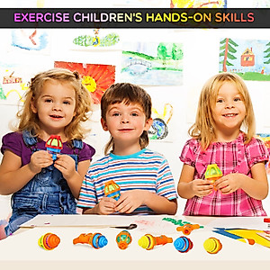 Bulk LED Light Up Spinner Tops Launcher with Gyroscope Motion Colorful Flashing Toys Novelty Bulk Goodie Bag Fillers Gifts Stuffers for Birthday Party Favors (50 Pcs)