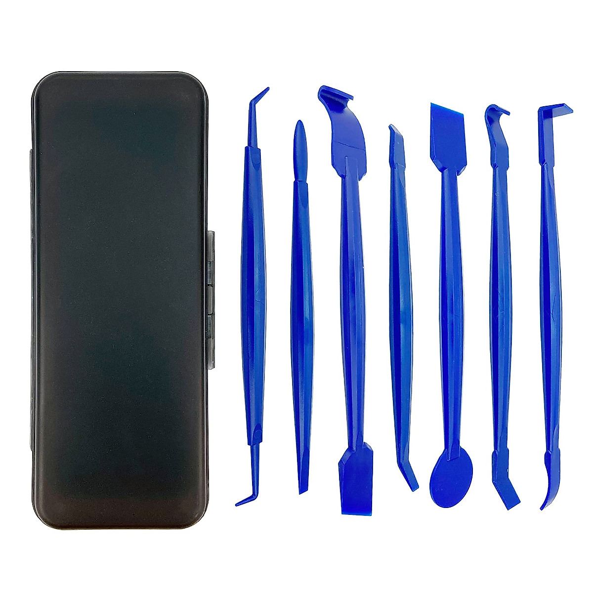 CARTINTS Auto Vinyl Tools Kit for Wrapping Details, 8 in1 Car Tint Film Kit, Car Wrapping Squeegee with Plastic Storage Box, Good for Wrapping Edge and Corners