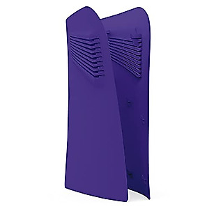 Digital Edition Face Plates with Cooling Vents Cover Skins Shell Panels for PS5 Console, Playstation 5 Accessories Faceplate Protective Replacement Plate (Digital Galactic Purple)