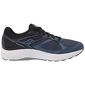 Saucony Men's Core Cohesion 14 Road Running Shoe, Blue/Black, 8