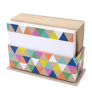 Hallmark Single-Panel Notecards (Triangle Trim, 50 Cards and Envelopes)
