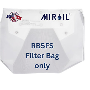 Miroil | RB5FS Fryer Filter Bag Only | MirOil EZ Flow Filter Bag | Part 12751| Use to Filter Fry Oil | Suitable for 40 lb or 50 Qt Polishing Oil | Durable, Easy to Clean with Hot Water | No Frame inc
