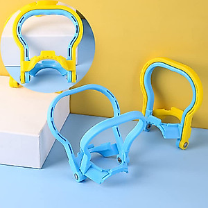 TorSor 2 Pack 5 Gallon Water Bottle Holder Purified Drinking Water Jug Caps Carrier Lift Labor Energy Saving Ergonomic Grip Handle Carrier Non-Slip Holder Lifter Heavy Duty Clip