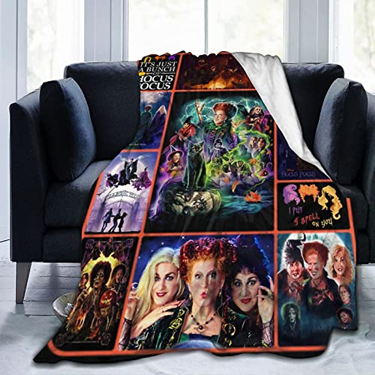 Flannel Fleece Throw Blanket Warm Soft TV Bed Couch Movie Watching Blanket for Kids Adults Soft Sherpa Blanket and Throws for All Seasons 50"x40"