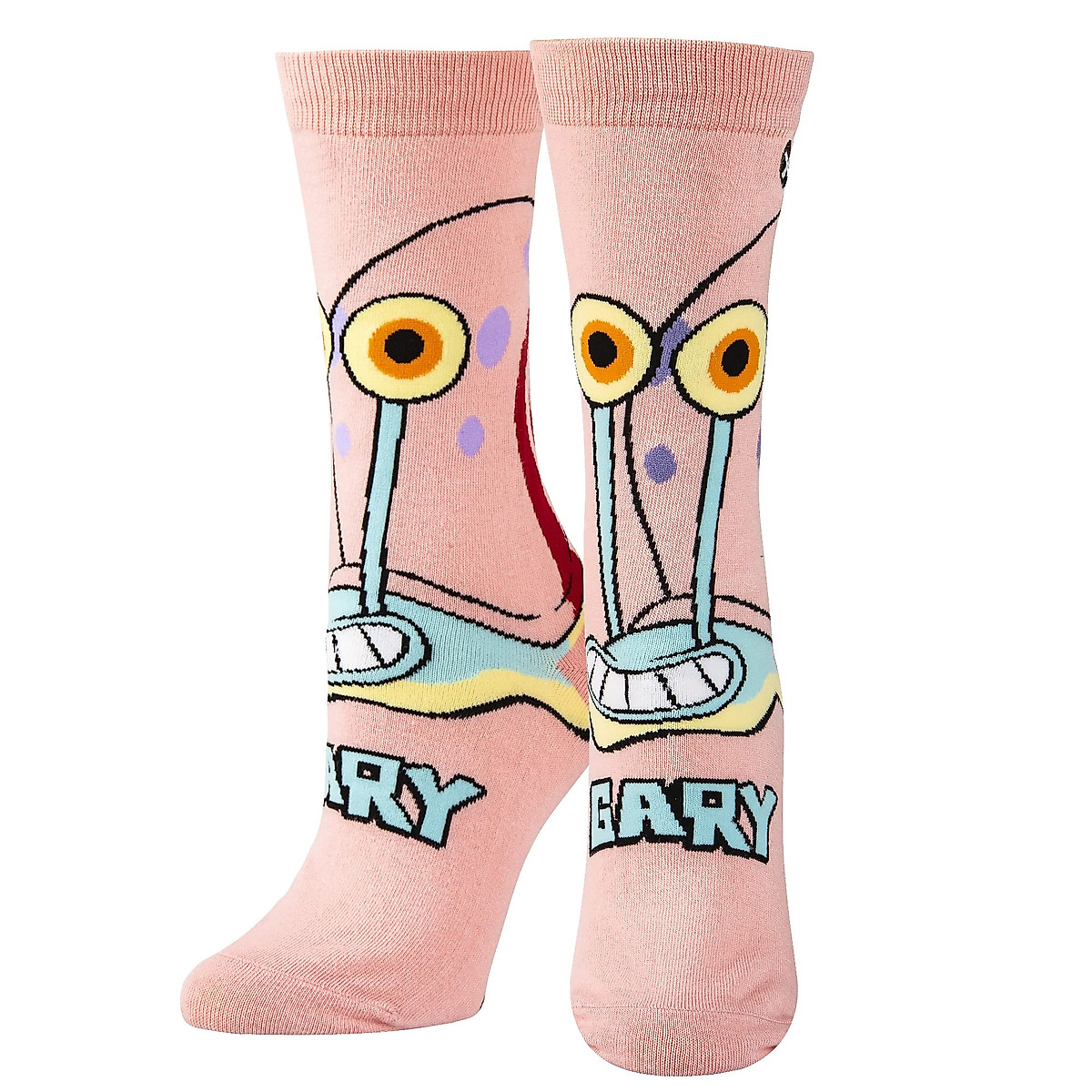 Odd Sox, Gary The Snail Nickelodeon SpongeBob Cartoon, Fun Cute Socks for Women, 5-10