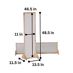 Jonti-Craft 2171JC Acrylic Mirror, Brown