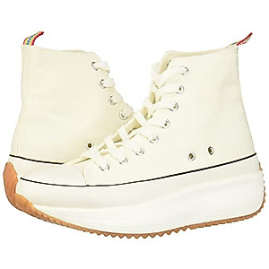 Madden Girl Women's Winnona Sneaker, White Fabric, 8