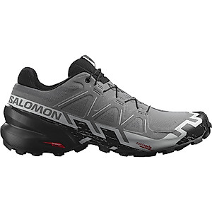 Salomon Men's Speedcross 6 Sneaker, Quiet Shade/Black/Pearl Blue, 10