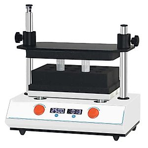 HFBTE Lab Vortex Mixer Multi-Tube Vortexer Mixer Speed 2500rpm Multiple Tubes Professional Bottle Ink Glue Blood Shaker with DC Brushless Motor Foam Rack 50xφ14mm Test Tube φ14-φ17mm 15ml