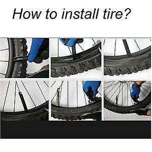 BAIBIKING Bicycle Replacement Tires- BMX Floding Bike Mountain Bike Tires,Road Bike Tires 12/14/16/18/20/22/24/26 X 1.75 Inches (20x1.75)