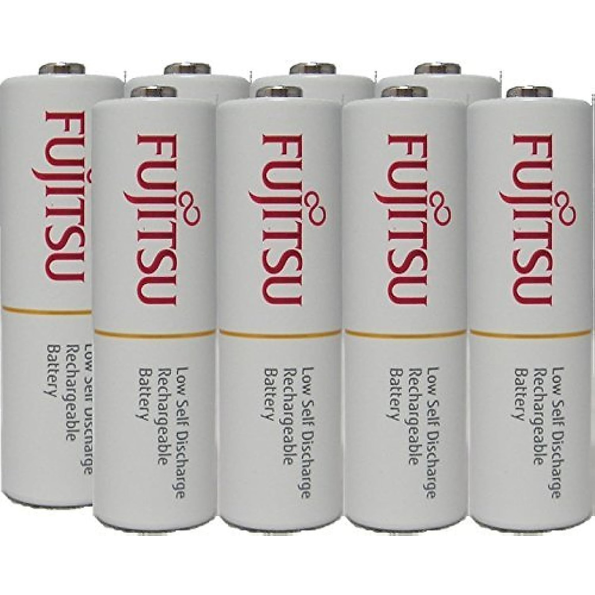 Fujitsu Ready-to-use HR3UTC AA Rechargeable Battery NiMH 1.2V Min. 1900mAh Made in Japan 8 Pcs