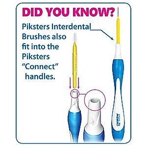Piksters Interdental Brushes, Size 1, Purple Handle