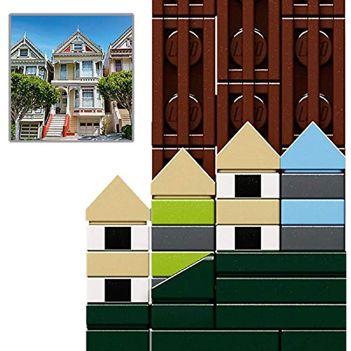 LEGO Architecture Skyline Collection 21043 San Francisco Building Kit Includes Alcatraz Model, Golden Gate Bridge and Other San Francisco Architectural Landmarks (565 Pieces)