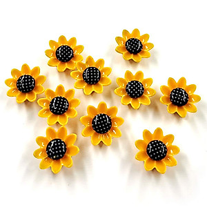 10pc Sunflower Fridge Magnets Refrigerator Decoration Magnetic Message Home Decor Kitchen Accessories