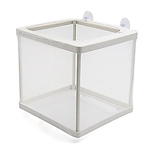 White Nylon Mesh Fish Fry Hatchery Breeder Box Separation Net by XMHF
