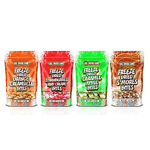 Bliss Life Jolly Puffers Freeze Dried Candy Variety Pack 2 oz, Freeze Dried Sour Candy, Unique Novelty, ASMR Candy - Great for the Tiktok Trend Most Sour Candy in the World Challenge
